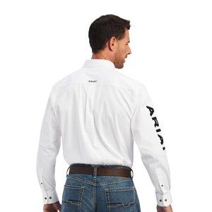 Ariat | Shirts | Nwt Ariat Mens Team Logo White Button Down Shirtxxl ...